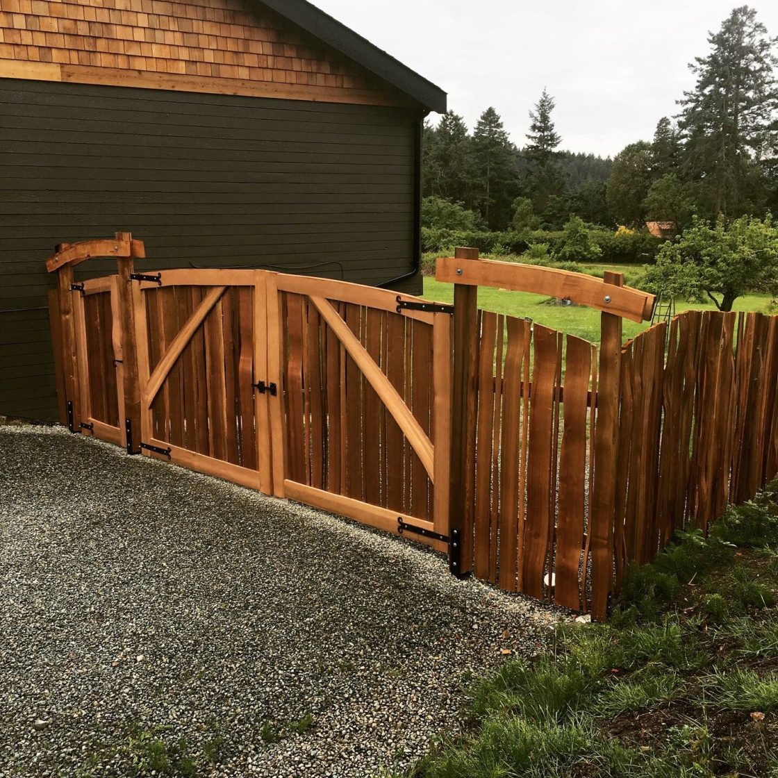 Gates – Thuja Wood Art – Reclaimed Cedar Furniture Wood Art Vancouver ...